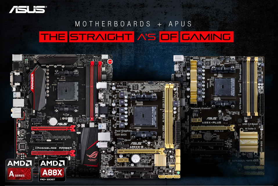 Newegg.com - ASUS MOTHERBOARDS + AMD APUS