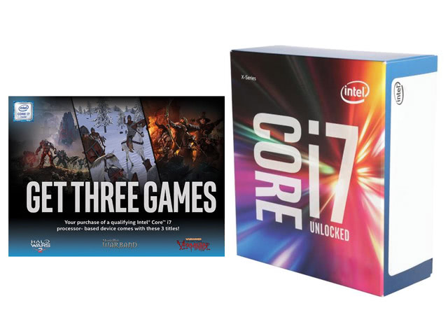 GET THREE GAMES with Intel® Core™ i7 processors below | Newegg.com